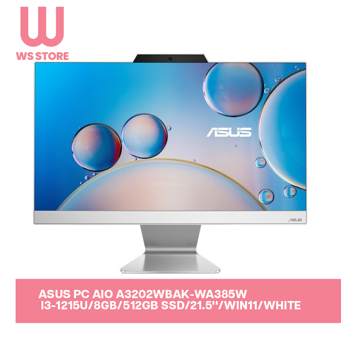 Jual Asus PC AIO A3202WBAK-WA385W i3-1215U/8GB/512GB SSD/21.5"/WIN11 ...