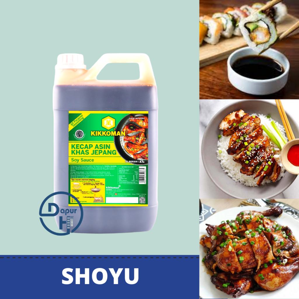 Jual KIKKOMAN Shoyu Kecap Asin Jepang 2 Liter Halal// | Shopee Indonesia