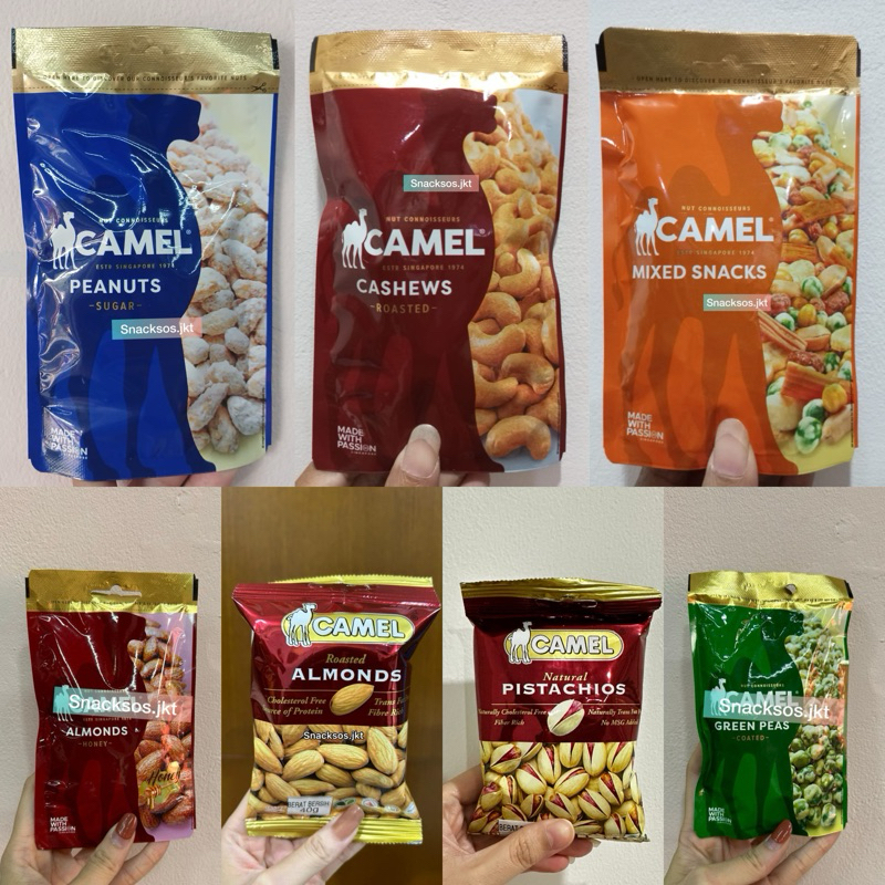 Jual CAMEL NUTS KACANG COATED GREEN PEAS / PISTACHIO / MIXED SNACKS ...