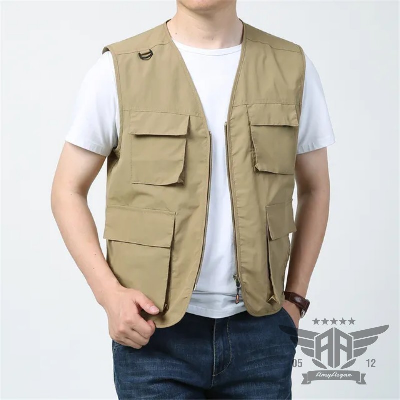 Jual Rompi Outdoor Pria Simple Windproof Bisa Custom Bordir | Shopee ...