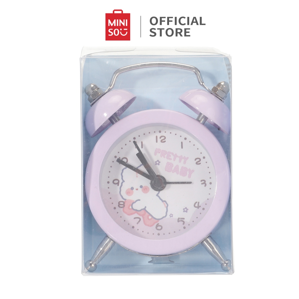 Jual Miniso Jam Weker Aesthetic Kelinci Mini Jam Alarm Kamar Cantik ...