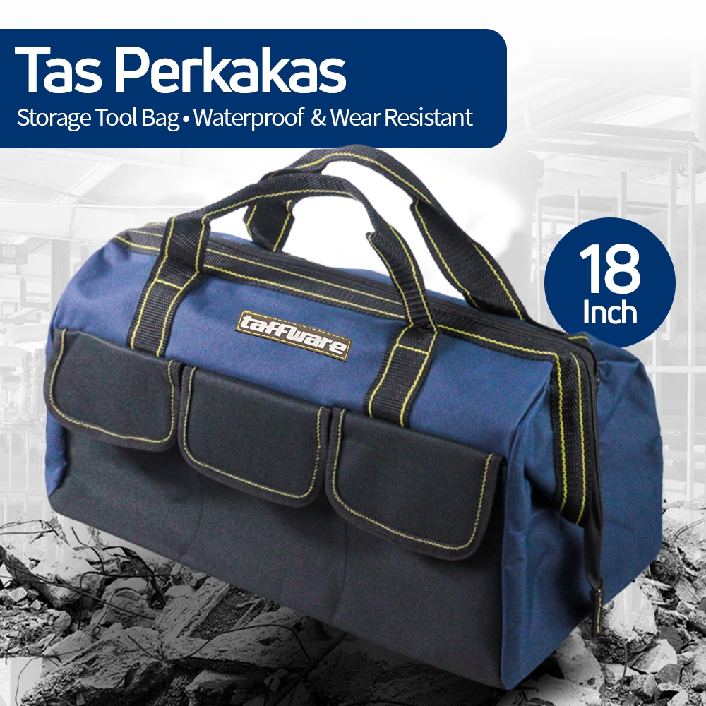 Jual Tas Perkakas 18" Inch Jinjing Tebal Storage Tool Bag Waterproof ...