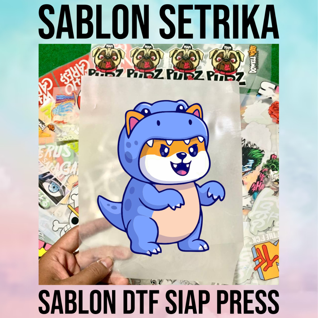 Jual STIKER DTF SABLON SETRIKA TEMA CUTE CAT AND DOG DLL LUCU KEREN ...