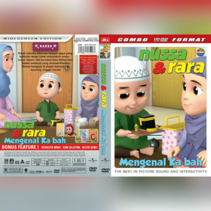 Jual Kaset Film Animasi NUSSA & RARA MENGENAL KABAH [2021] | Shopee ...