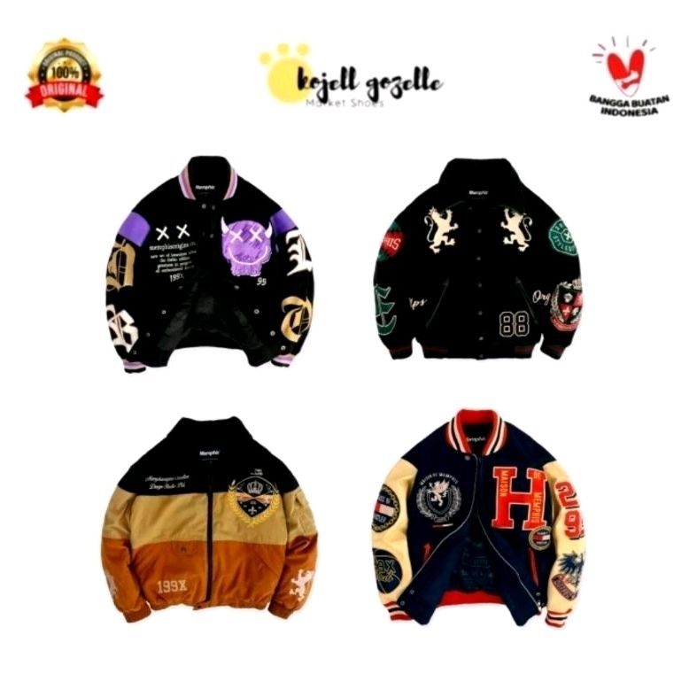 Jual Memphis Varsity Jacket - Diablo / Edinburgh / Oxford / Maison De ...