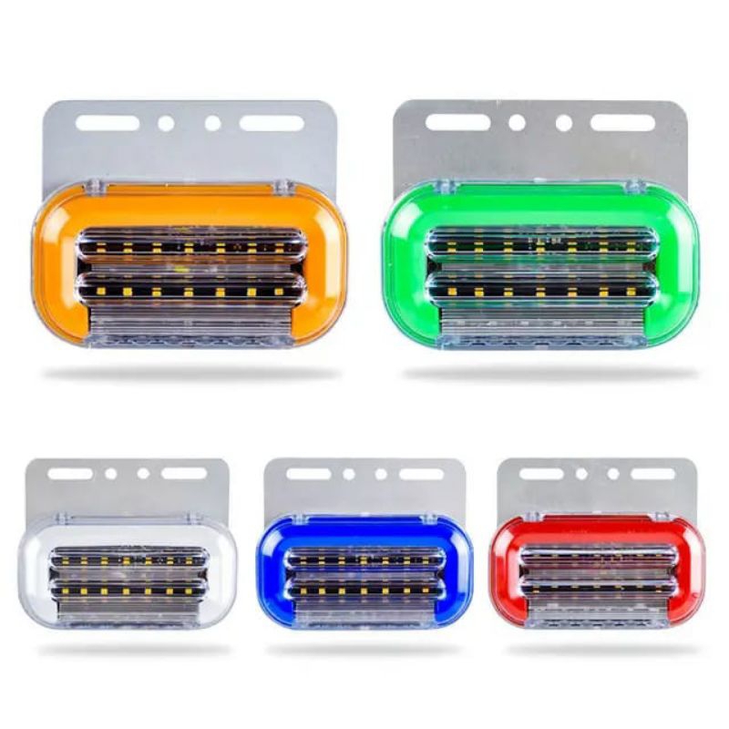 Jual LAMPU LED BAK SAMPING TRUK 24Volt Sein Running LED Variasi samping Mobil TRUK & BUS 12v/24V ...