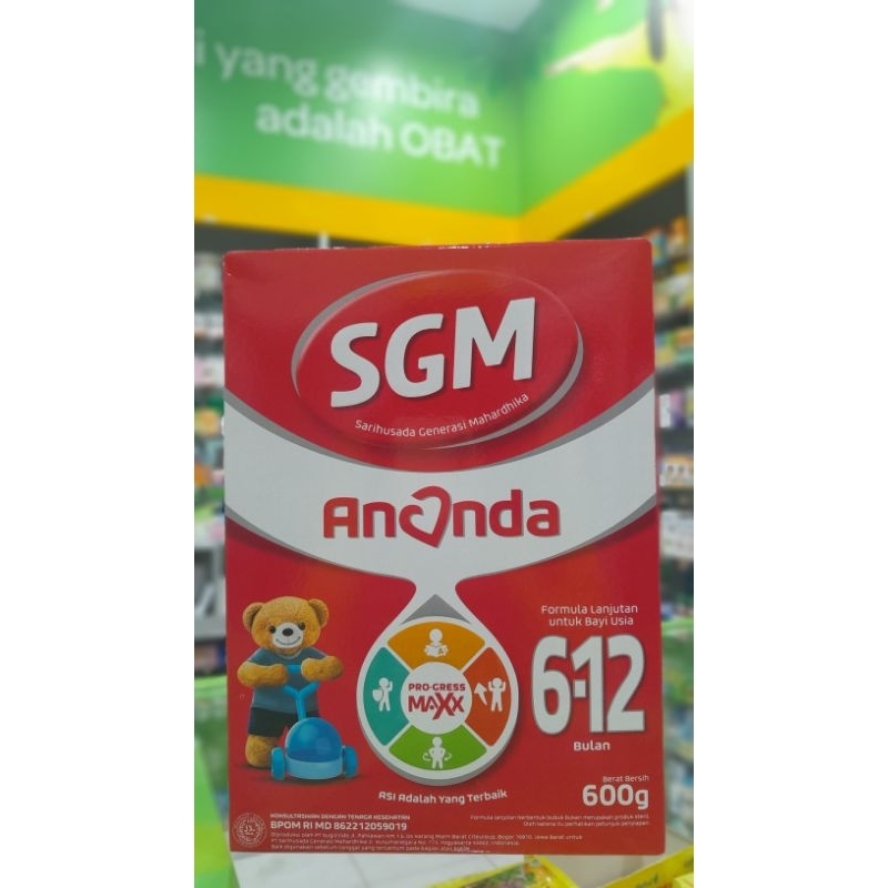 Jual SGM ANANDA 6-12BLN 600G BOX | Shopee Indonesia