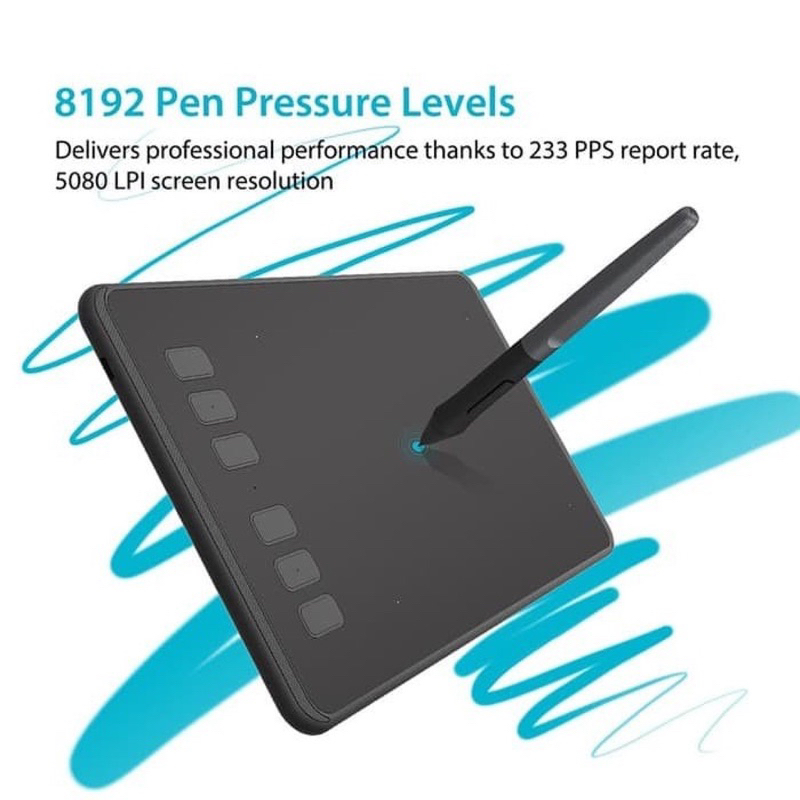 Jual Huion H640P Drawing Digital Graphic Pen Tablet OSU Game Design ...