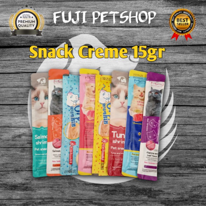 Jual Snack Creme treat 15gr | Snack makanan kucing | Shopee Indonesia