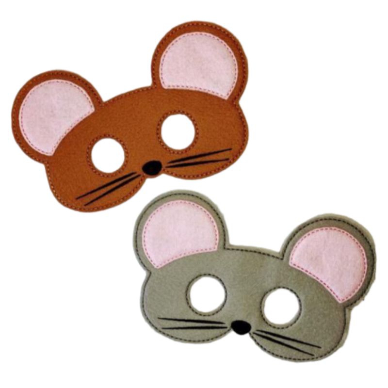 Jual Topeng Hewan Bentuk Tikus Bahan Kain Boneka Halus Lembut Topeng ...