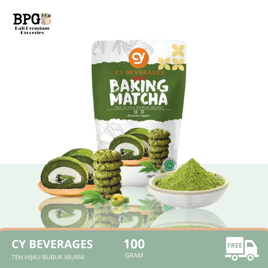 Jual CY BEVERAGES PURE BAKING MATCHA 100GR | Shopee Indonesia