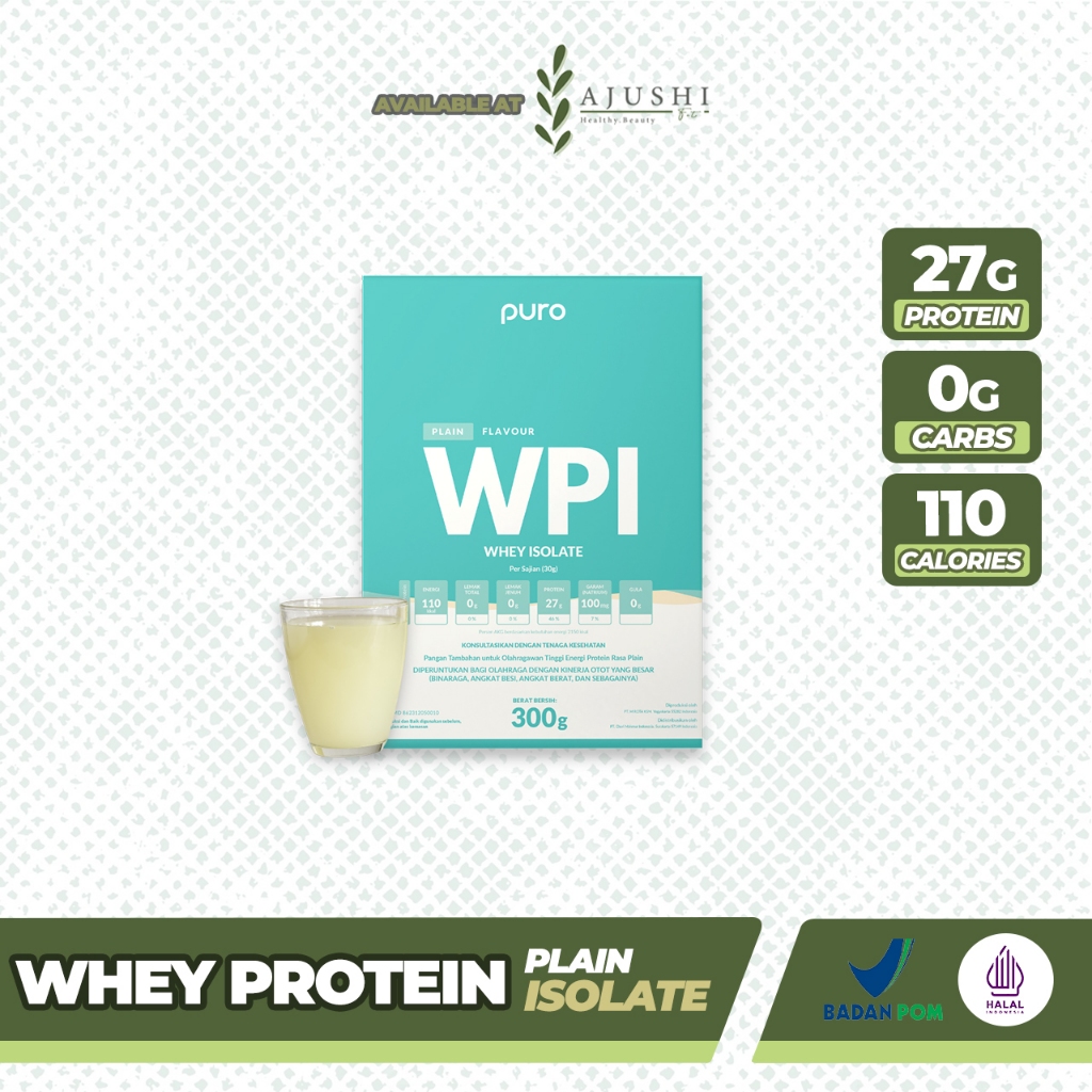 Jual Puro Wpi Whey Protein Isolate Pure 2,4kg ( 8box @300grm ) | Shopee ...