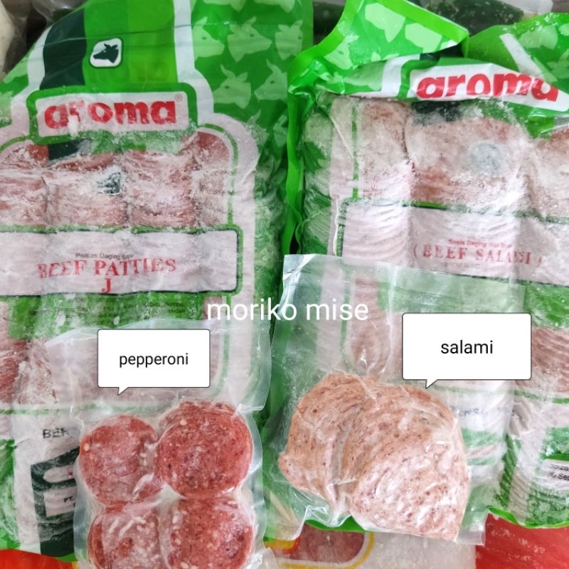Jual [ REPACK 100 gr ] HALAL salami / pepperoni beef / beef brisket ...