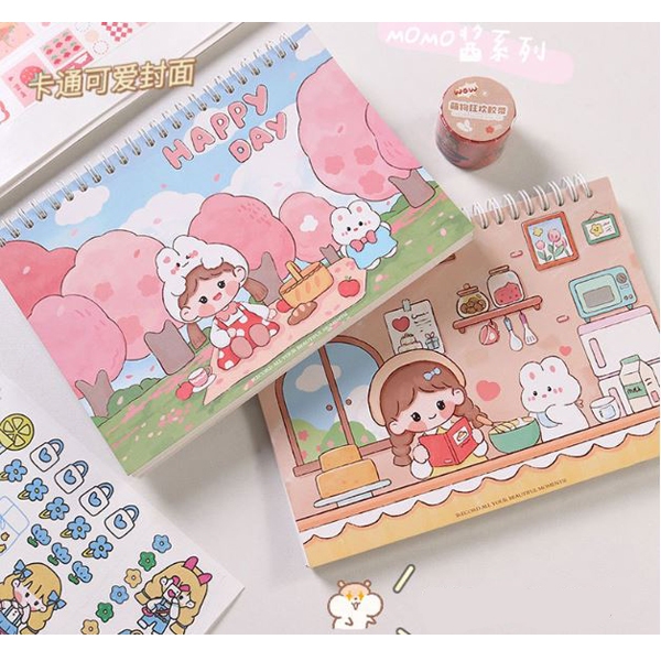 Jual Buku sticker kosong reusable bisa digunakan berulang kali buku ...