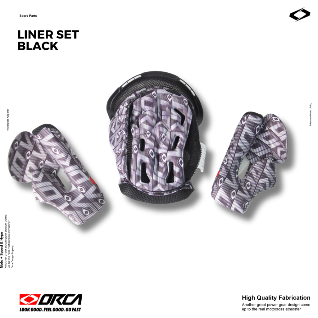 Jual Orca Powergear - BUSA HELM / LINER SET HELM CARBON & FIBER FULL ...