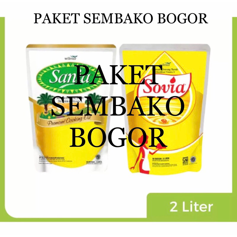 Jual PAKET SEMBAKO Minyak Goreng 2L Sania / SOVIA 2 LITER / SANIA ...