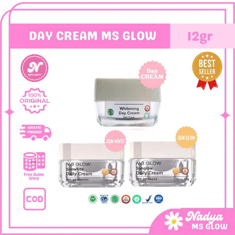 Jual MS GLOW DAY CREAM | SUNWHITE SUNGLOW | ACNE BB CREAM | Shopee ...