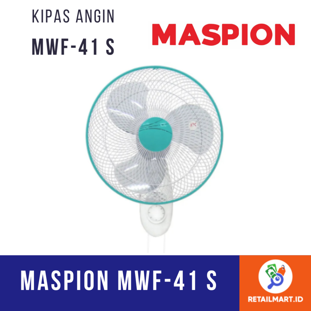 Jual MASPION: MWF-41 S KIPAS ANGIN DINDING/ WALL FAN 16 INCH | Shopee ...