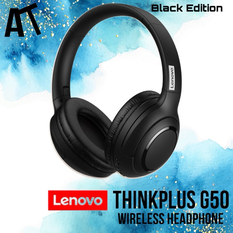Jual Lenovo Thinkplus G50 Wireless Headphone Black Editon | Shopee ...