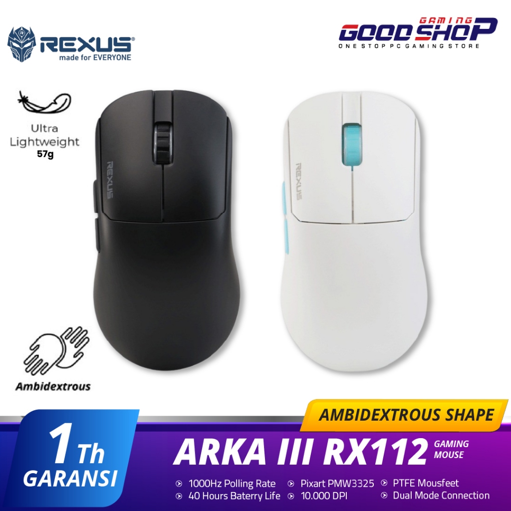 Jual Rexus Arka III / 3 RX112 / RX-112 Gaming Mouse | Shopee Indonesia