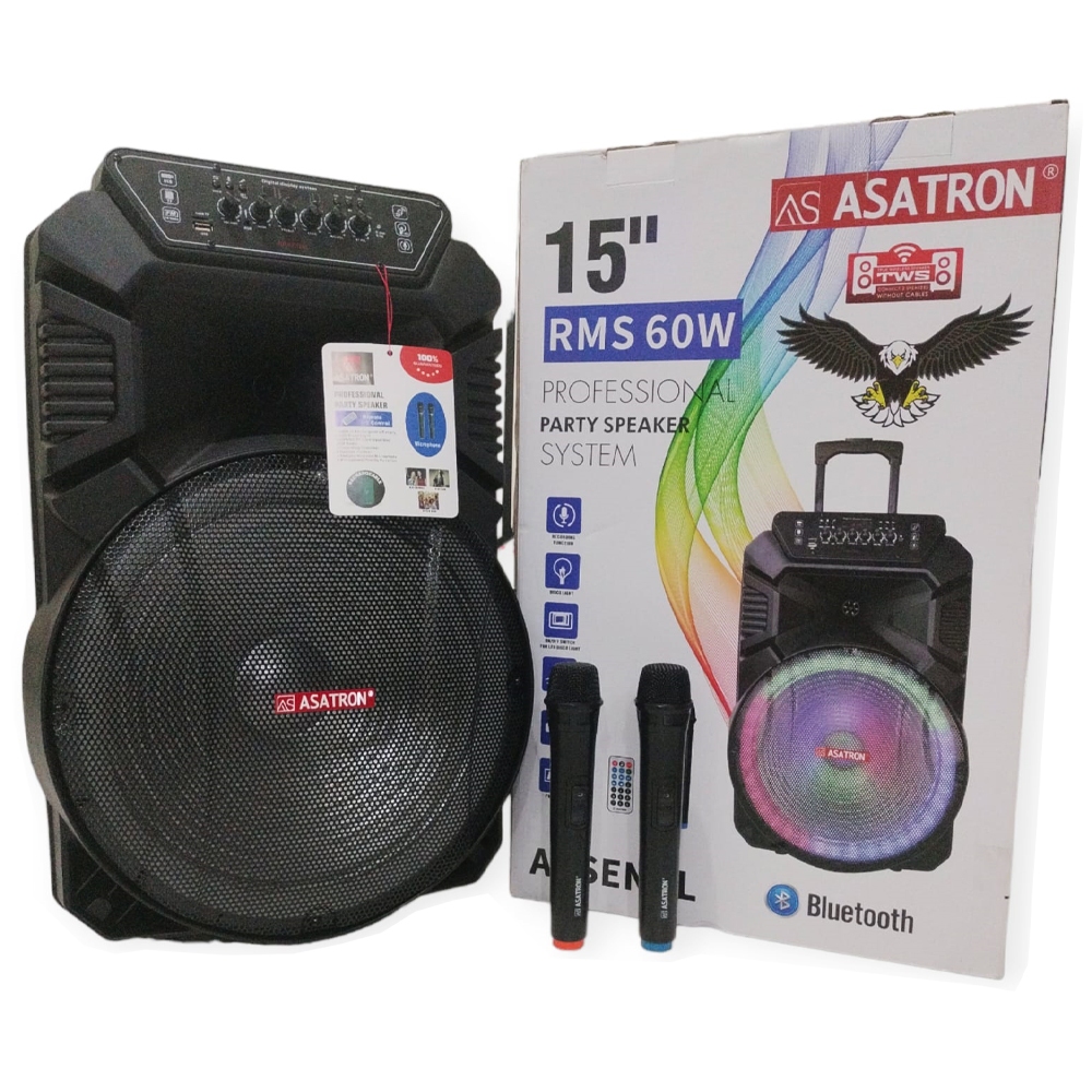 Jual Speaker Aktif Asatron Arsenal 15 inch Speaker Meeting Bluetooth ...