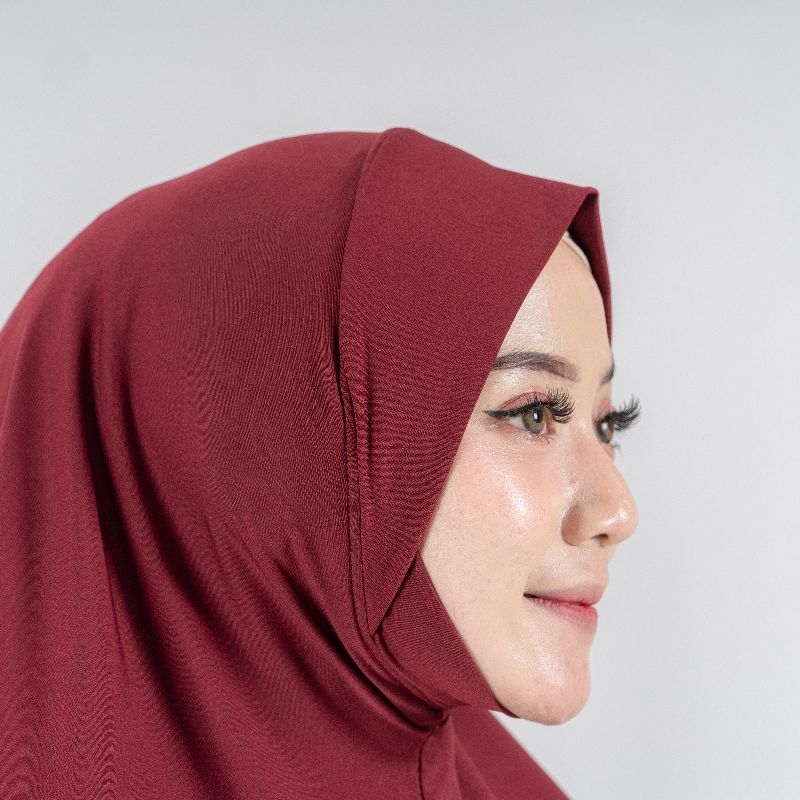 Jual Jilbab Dagu Malaysia Soft Pet ( Size M )| Jilbab Bergo Dagu Instan Malaysia Jersey Premium ...