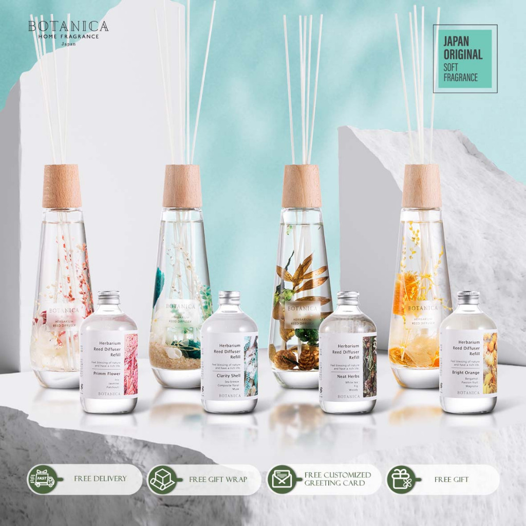 Jual Reed Diffuser Dewdrop 140 ml with refill 100 ml Pengharum Ruangan ...