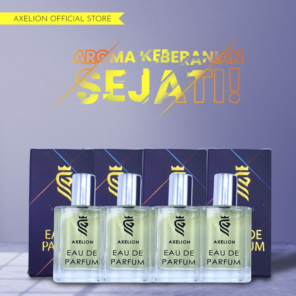 Jual Axelion Bundle 4 botol Eau De Parfum - Parfum Pria Sejati Harum ...