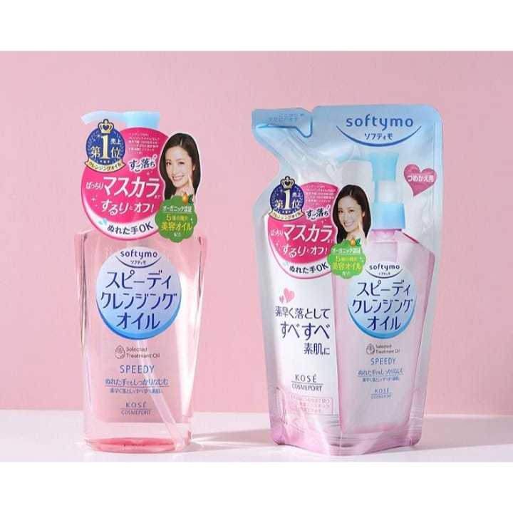 Jual Kose Cosmeport Softymo Speedy Cleansing Oil Original Japan | Shopee Indonesia