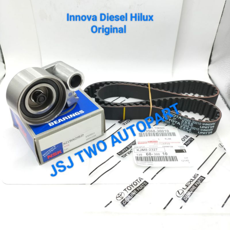 Jual Bearing Tensioner + Timing Belt Set Toyota Innova Diesel Hilux ...