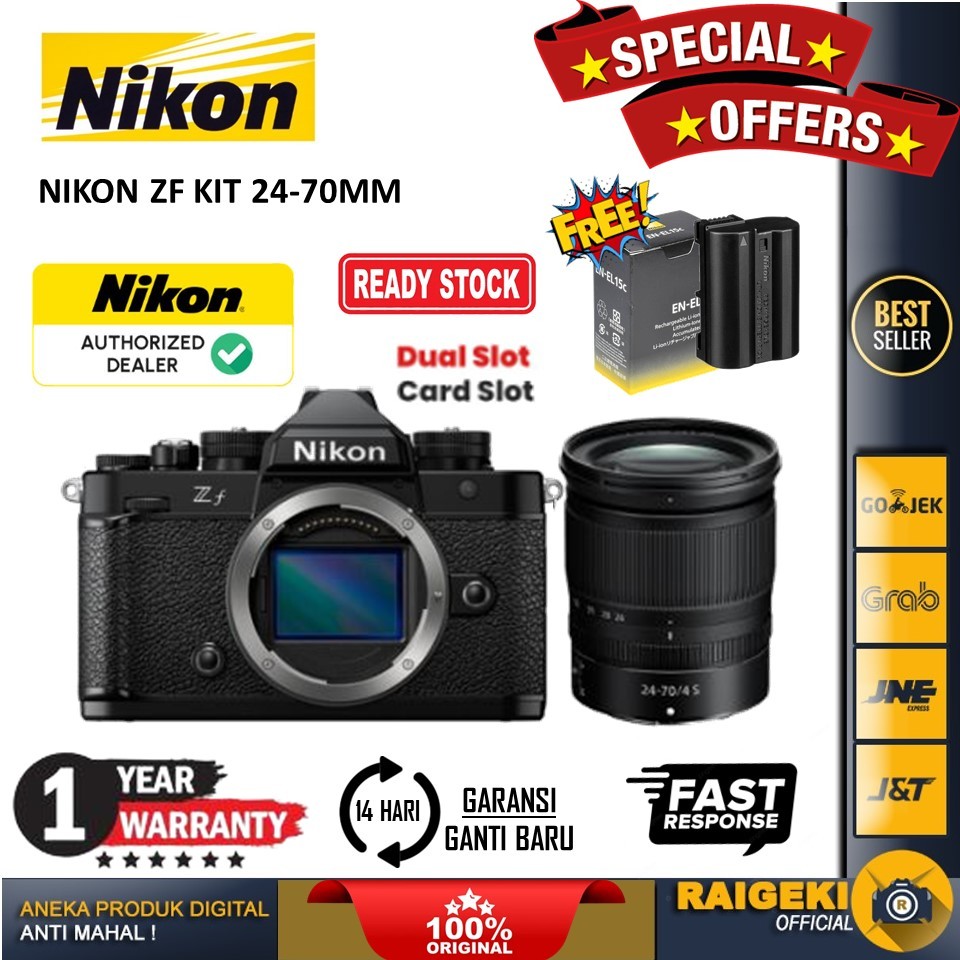 Jual Nikon ZF Kit 24-70mm Kamera Mirrorless Z F Camera ZF Garansi Resmi ...