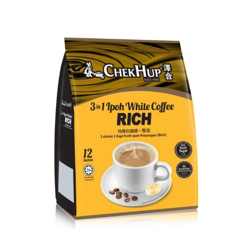 Jual Chek Hup 3 in 1 Ipoh White Coffee Rich 12 x 40 g | Shopee Indonesia