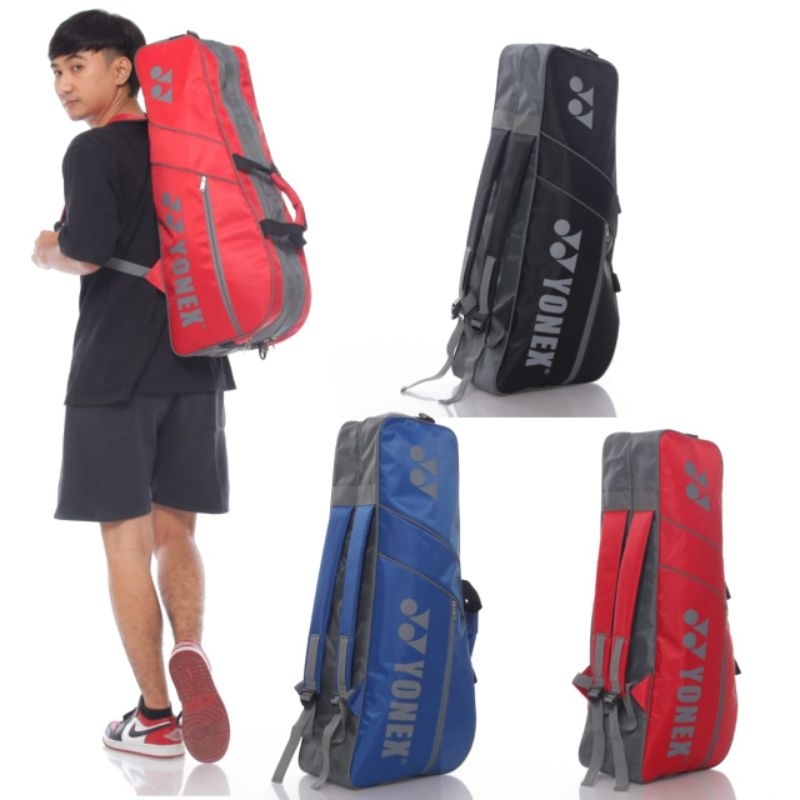 Jual Tas Raket Badminton Bahan Tebal Tahan Air Muliti fungsi 2R bisa ...