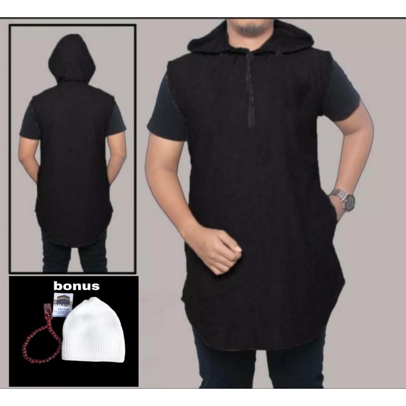 Jual Rompi muslim pria polosn/rompi Shalat pria | Shopee Indonesia
