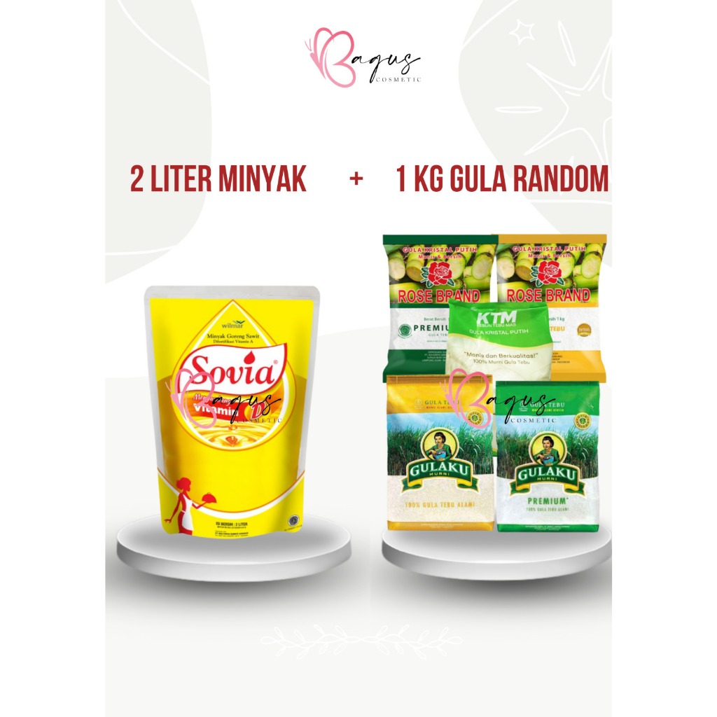 Jual ( JATIM ) PAKET Sembako Minyak Goreng 2 Liter + Gula Kemasan 1 kg ...
