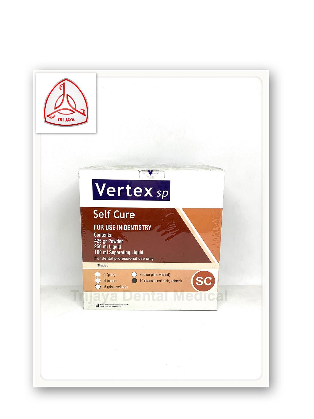 Jual Trijaya Dental Medical VERTEX Sp Dental Self Cure Acrylic set ...