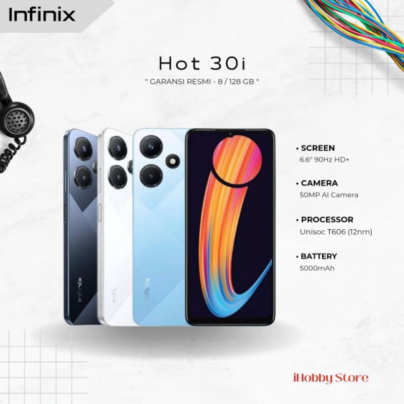 Jual Infinix Hot 30i 8/128 Garansi Resmi | Shopee Indonesia