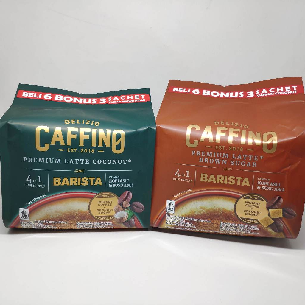 Jual CAFFINO Premium Barista Kopi Instan 4 in 1 | Shopee Indonesia