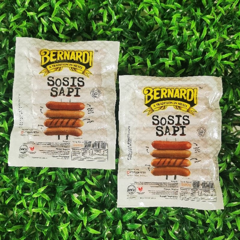 Jual Bernardi Sosis Sapi Premium - Berat 500 gr - Isi 15 pcs - Panjang ...