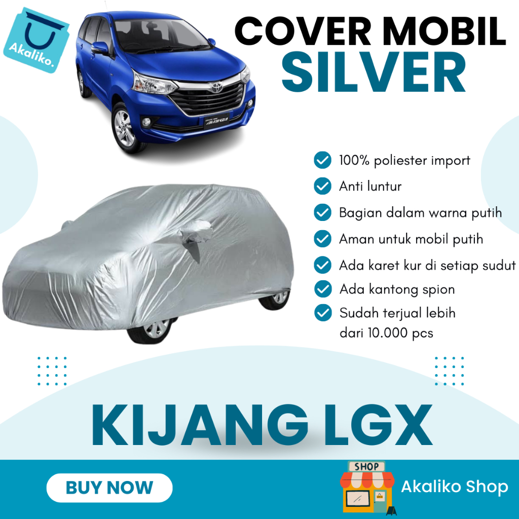 Jual Kijang LGX Cover mobil silver penutup mobil anti luntur | Shopee ...
