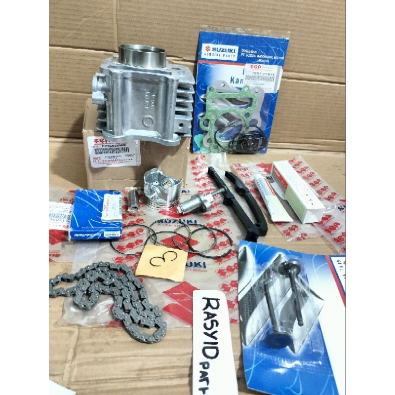 Jual Blok seher komplit isi piston kit 7pcs Suzuki Shogun SP 125 | Shopee Indonesia