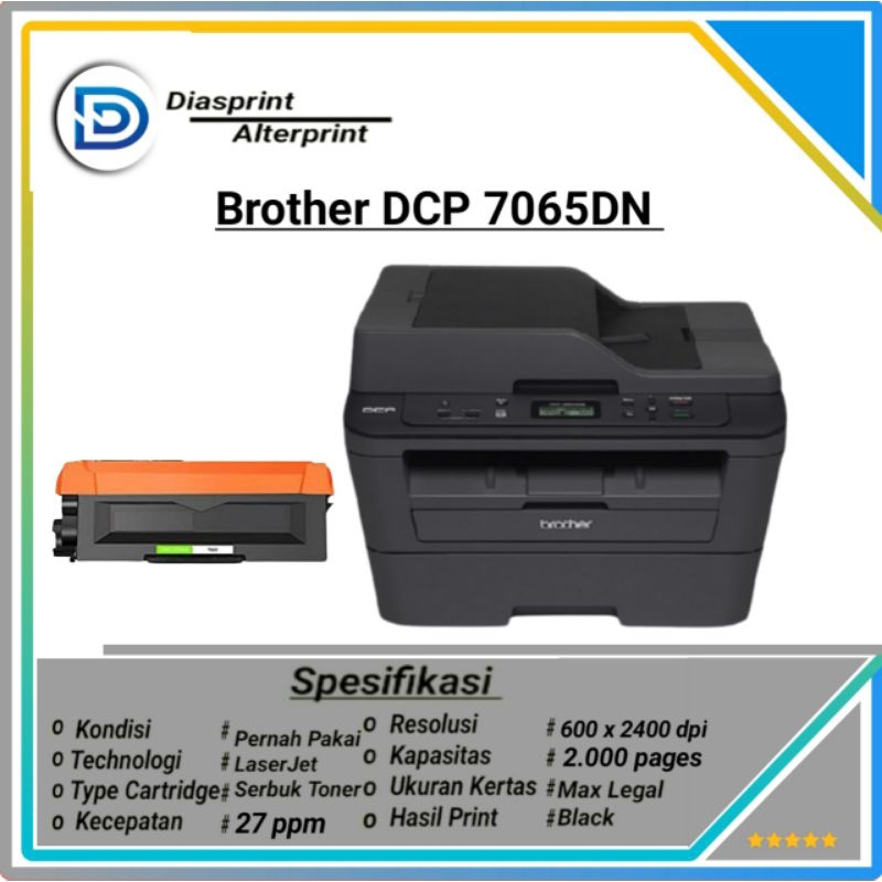 Jual Printer Brother DCP-7065dn(Scan copy F4 Adf( | Shopee Indonesia