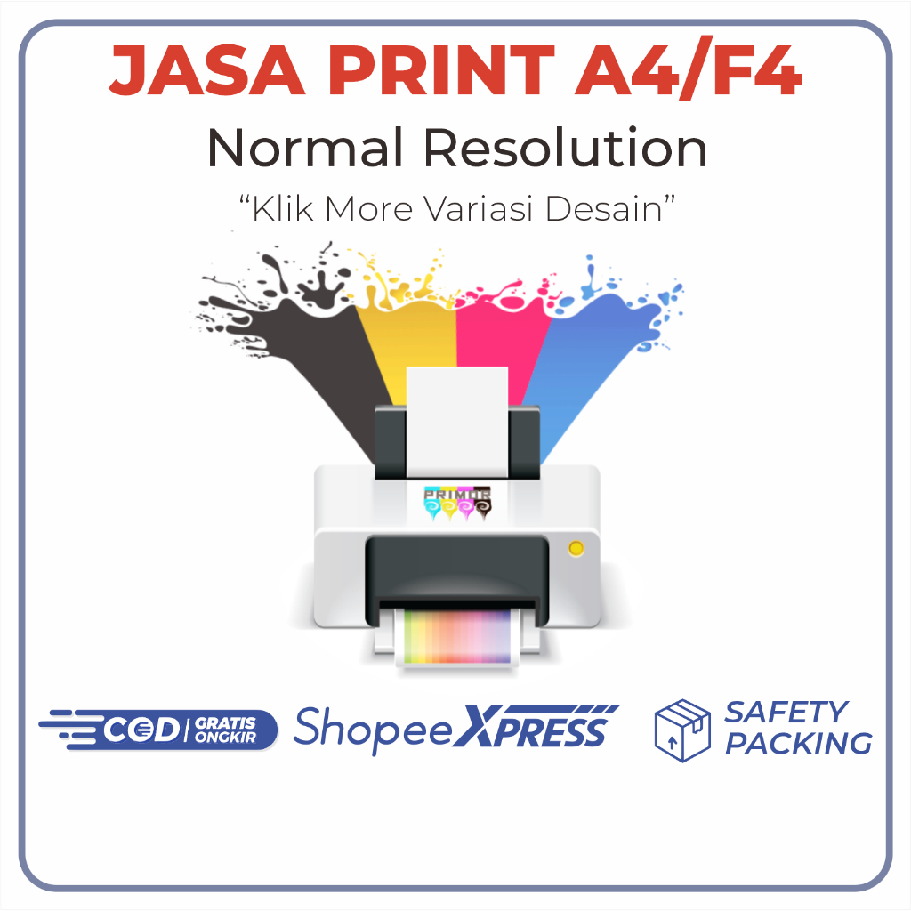 Jual JASA PRINT DOKUMENT A4 | HITAM PUTIH & BERWARNA | Shopee Indonesia