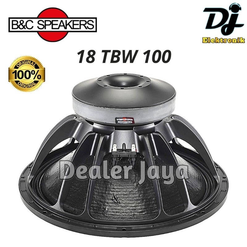 Jual Speaker Komponen B&C 18 TBW 100 / 18TBW100 - 18 inch (ORIGINAL ITALY) | Shopee Indonesia