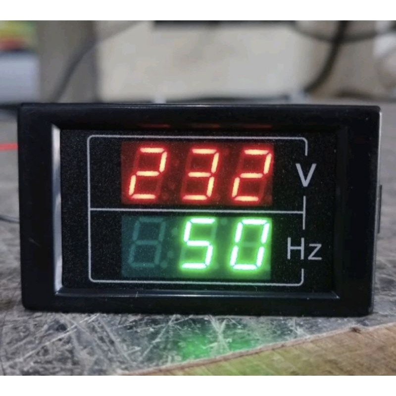 Jual VOLTMETER VOLMETER DIGITAL AC PLUS HZ 10HZ-100HZ | Shopee Indonesia