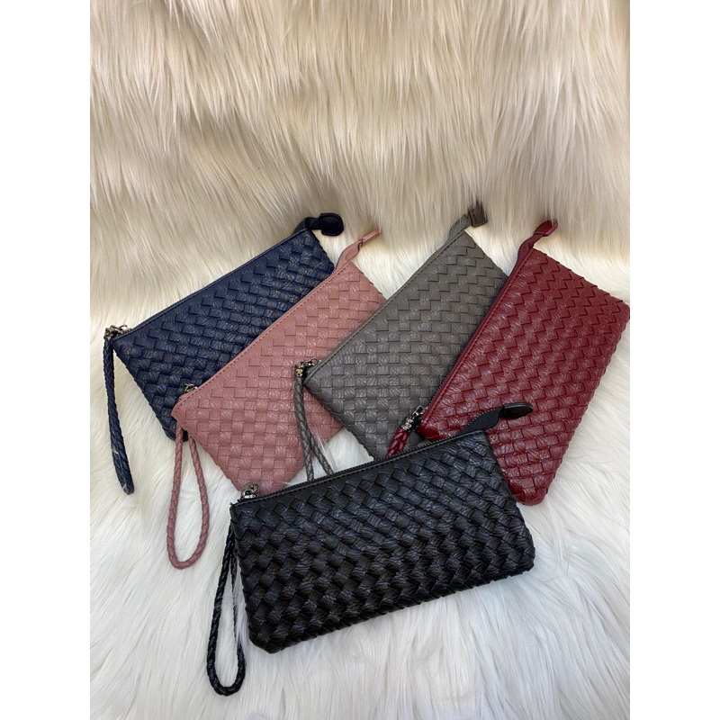 Jual Dompet Botega anyaman panjang | Shopee Indonesia