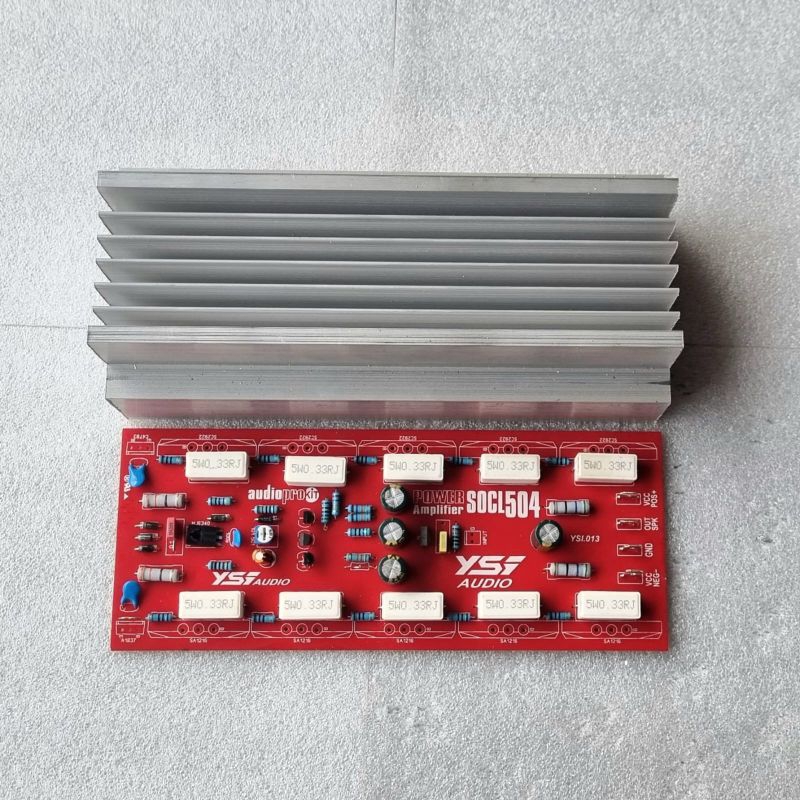 Jual KIT Power SOCL 504 Model Transistor Sanken Plus Heatsink 2U 20 Cm ...