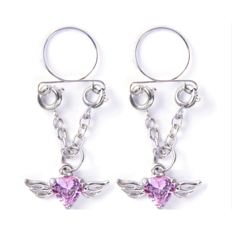 Jual NIPPLE RINGS NON PIERCING GANTUNGAN ANTING DADA/PUTING TANPA ...