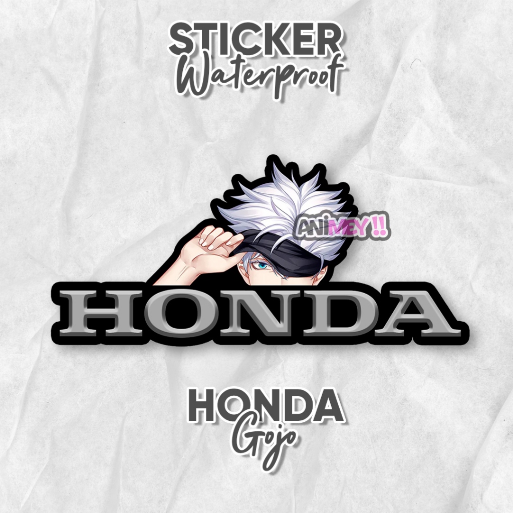 Jual Stiker Gojo Satoru Logo Honda / Stiker Anime Waterproof | Shopee ...