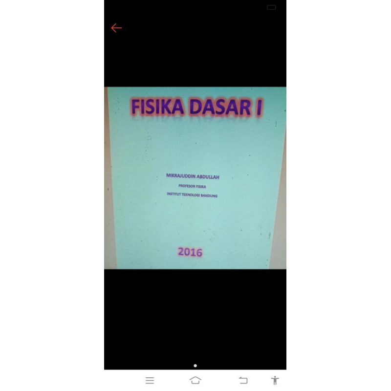 Jual fisika dasar 1 Mikrajuddin Abdullah Profesor FISIKA ITB | Shopee Indonesia